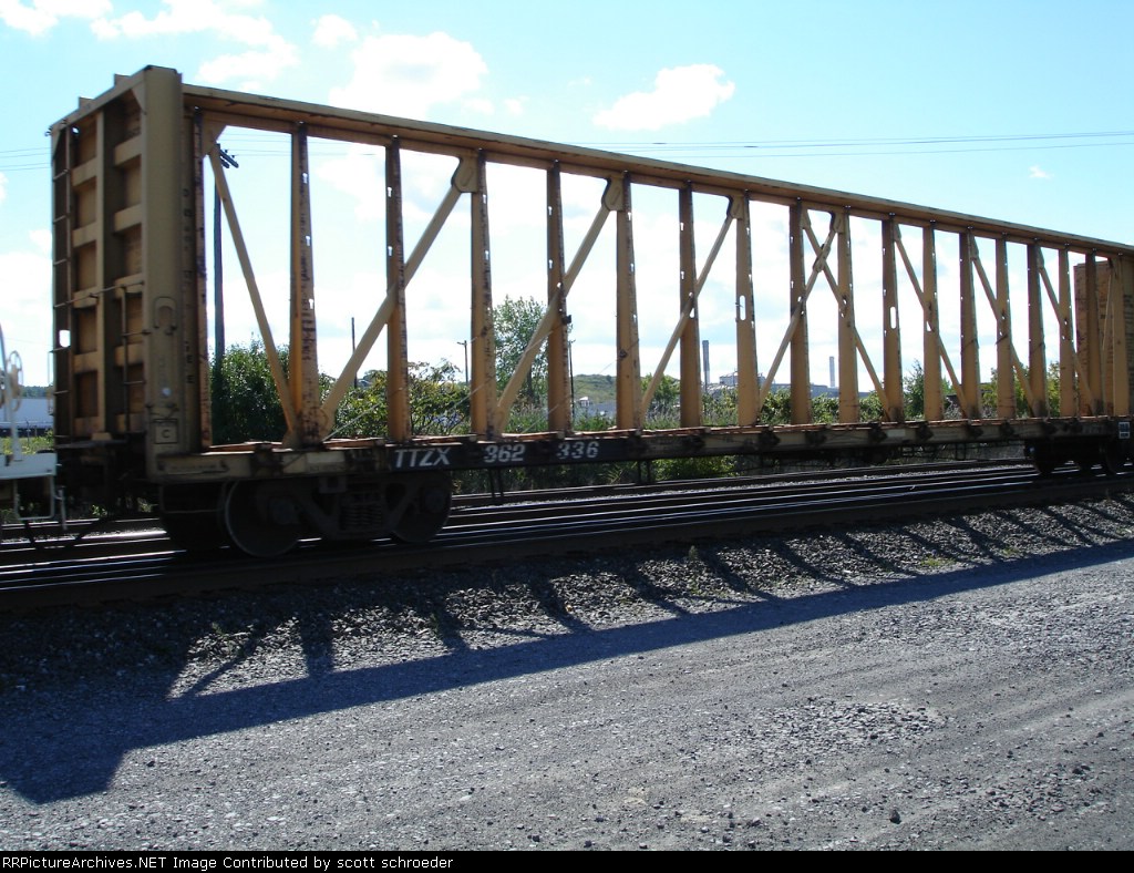 TTZX 362336 Centerbeam Flatcar EB